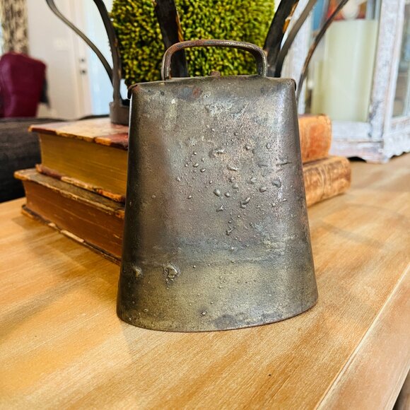 Antique | Accents | Antique Primitive Brass Cow Bell | Poshmark